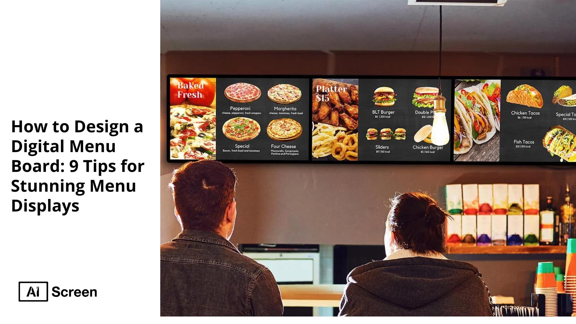 How to Design a Digital Menu Board: 9 Tips for Stunning Menu Displays