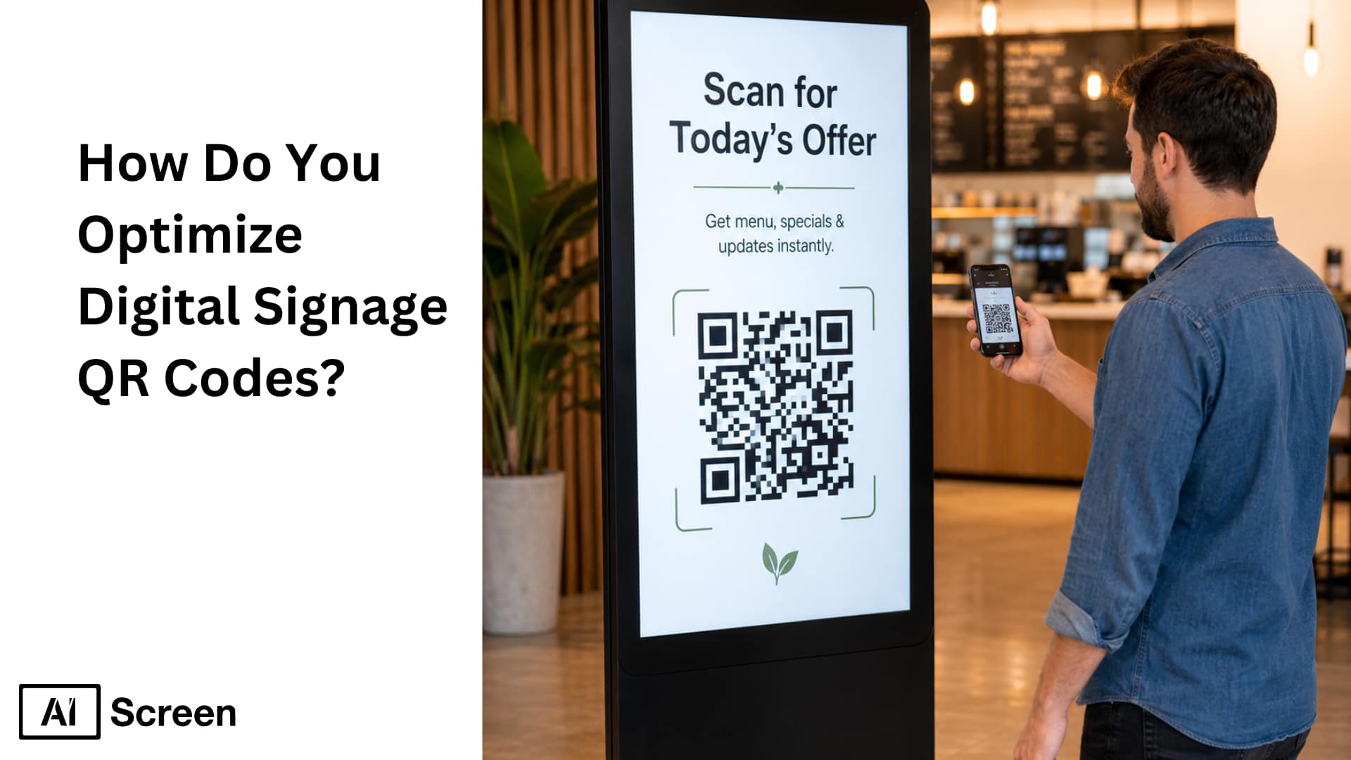 How Do You Optimize Digital Signage QR Codes?