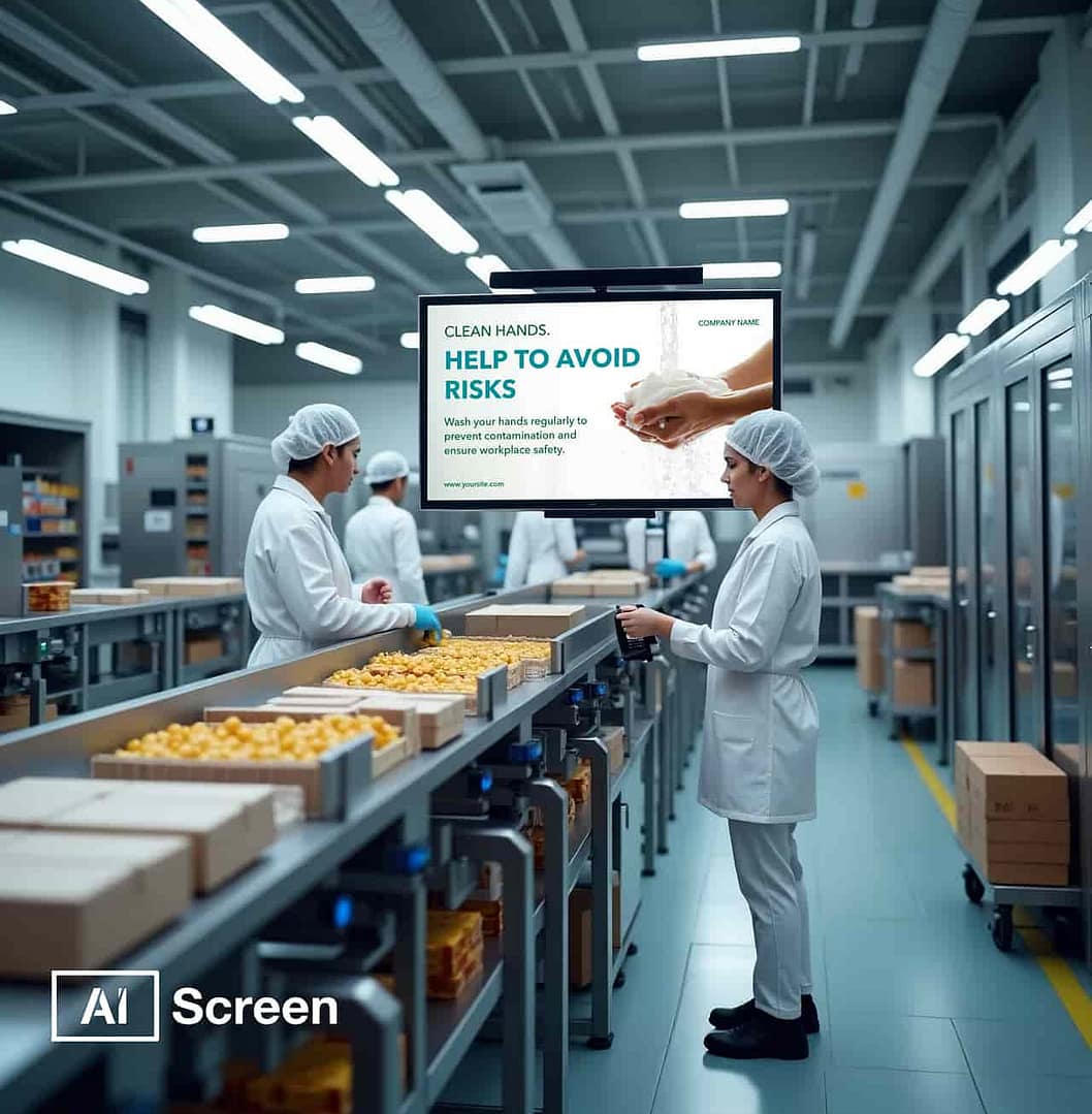 Digital Signage for Manufacturing | AIScreen