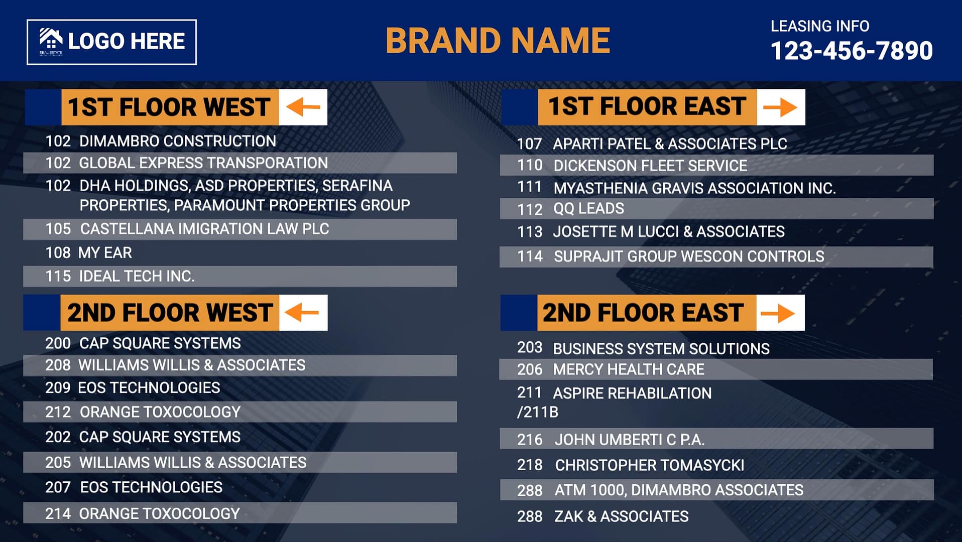 Digital Directory | Digital Building Directory Signage | AIScreen