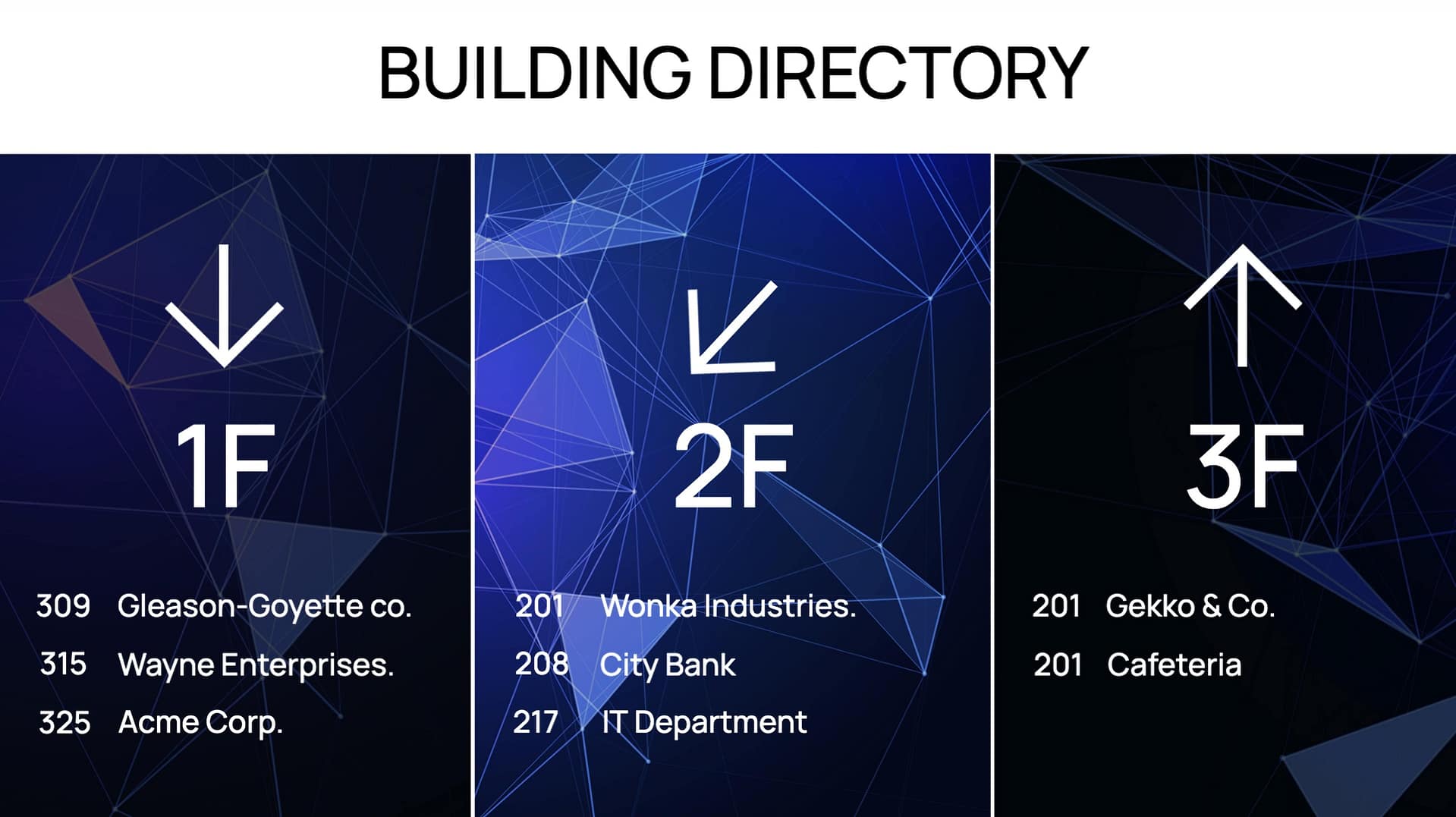 Digital Directory | Digital Building Directory Signage | AIScreen