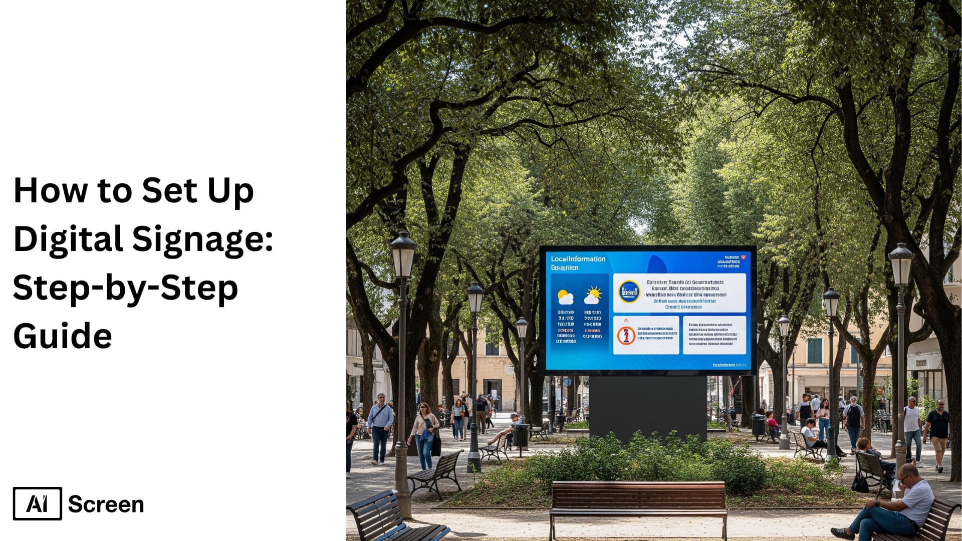 How to Set Up Digital Signage? Step-by-Step Guide