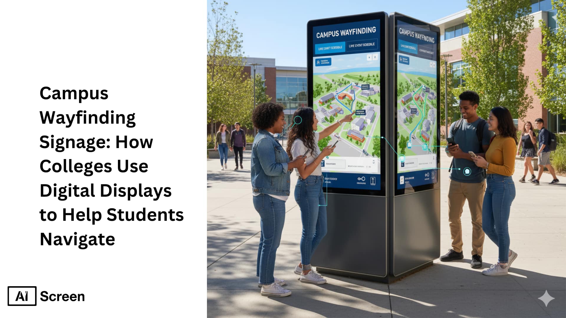 Campus Wayfinding Signage: How Colleges Use Digital Displays to Help Students Navigate