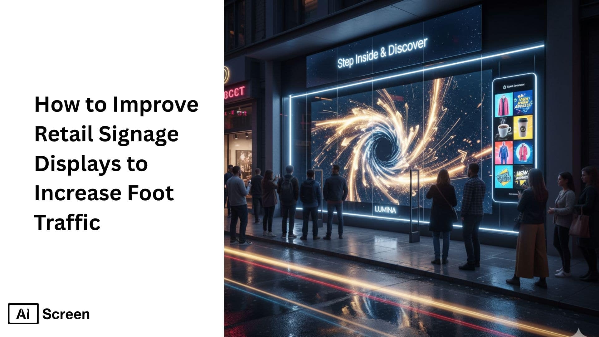How to Improve Retail Signage Displays to Increase Foot Traffic?