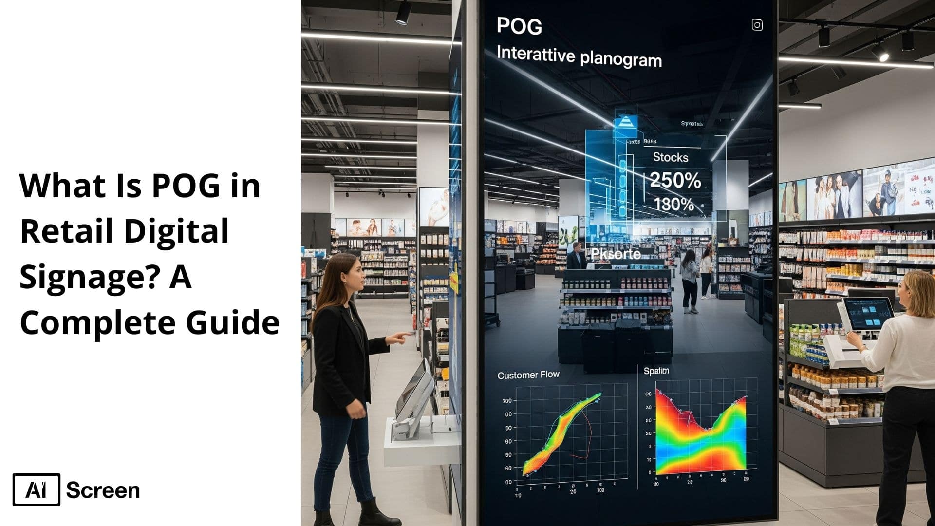 What Is POG in Retail Digital Signage? A Complete Guide