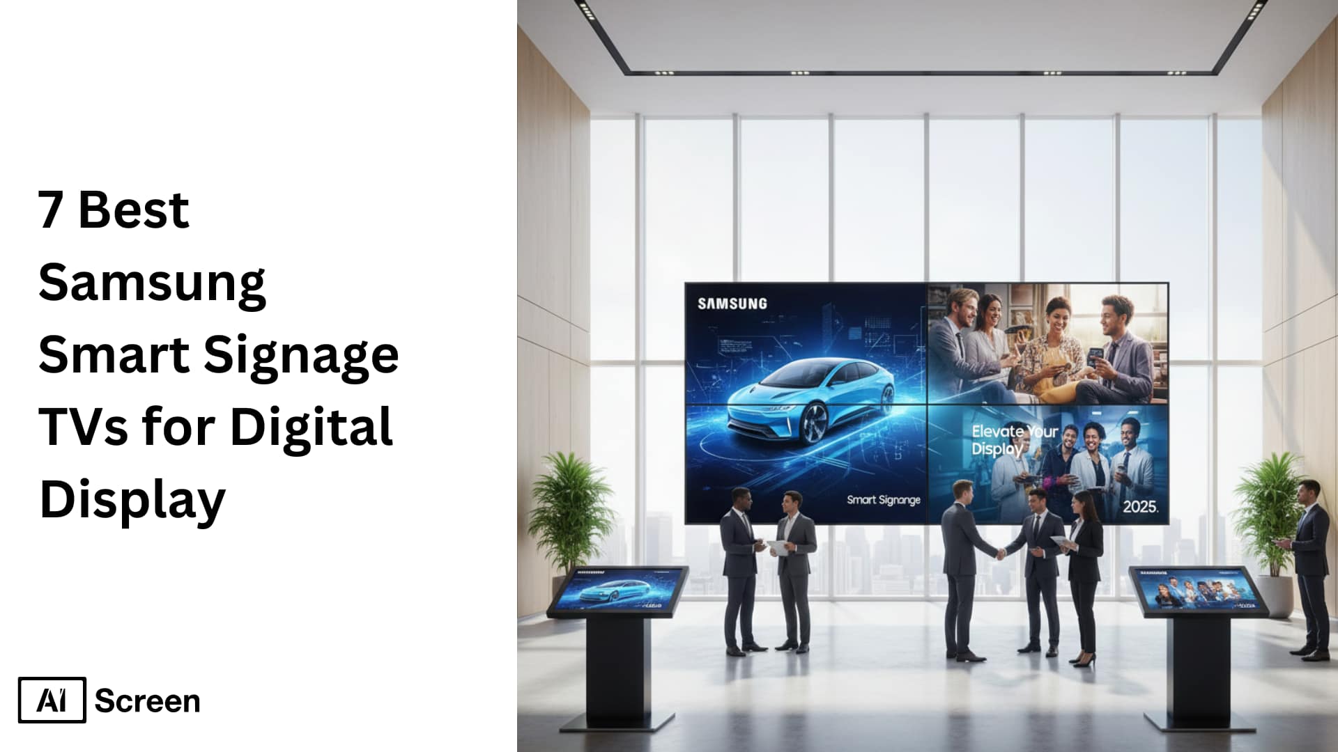 7 Best Samsung Smart Signage TVs for Digital Display