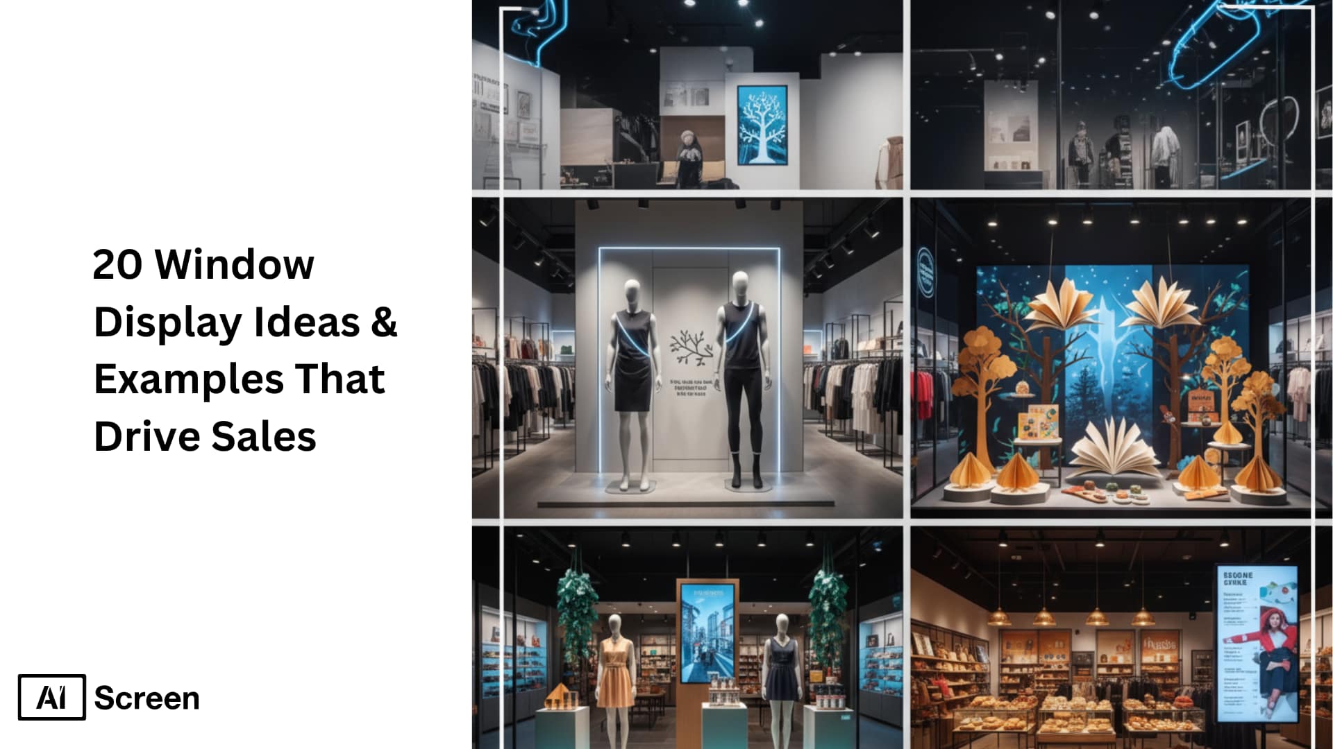 20 Window Display Ideas & Examples That Drive Sales