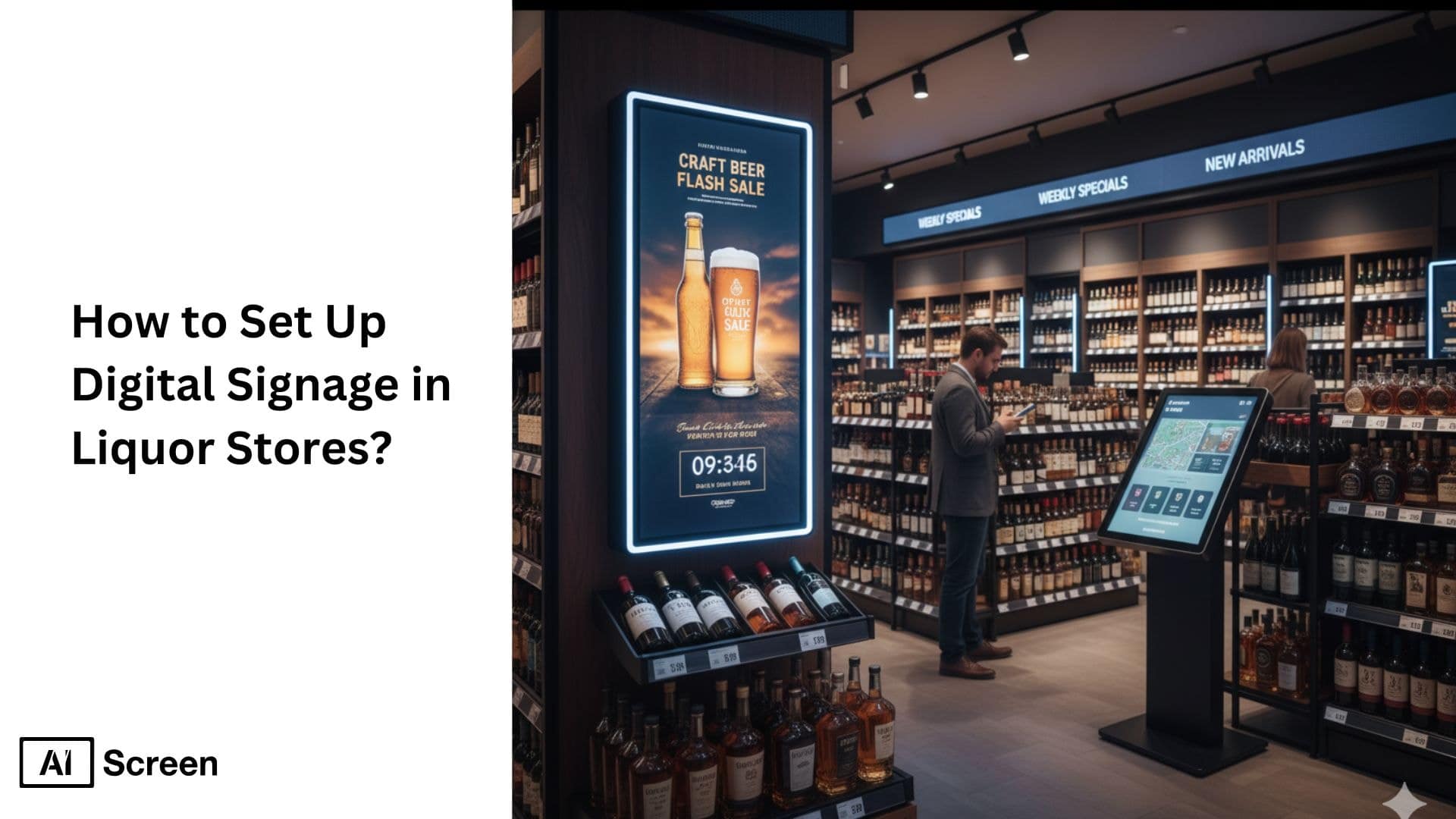 How to Set Up Digital Signage in Liquor Stores?
