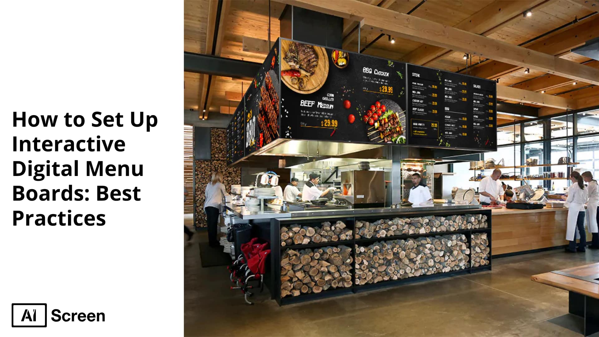 How to set up interactive digital menu boards: Best Practices