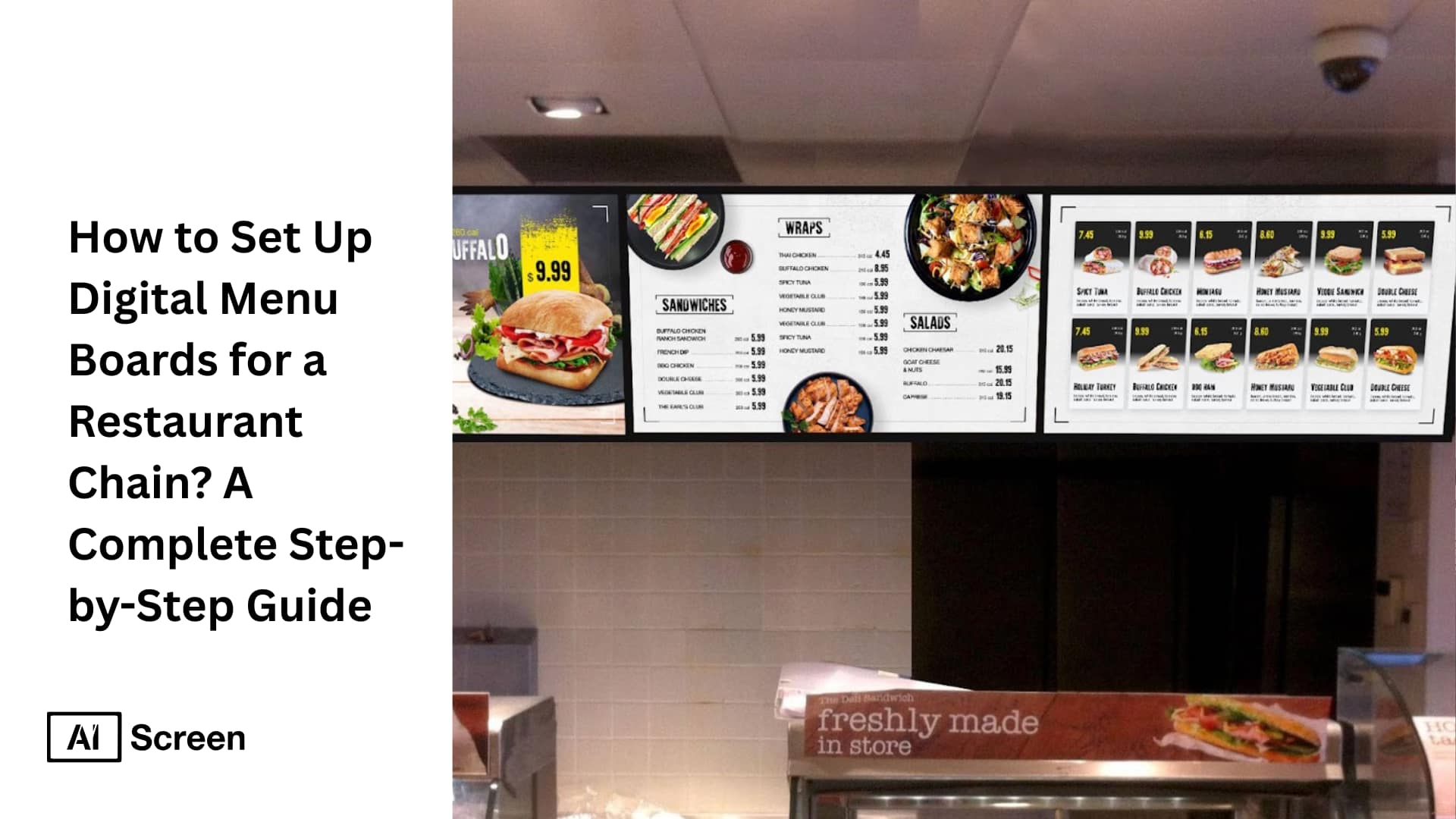 McDonald’s Digital Menu Board
