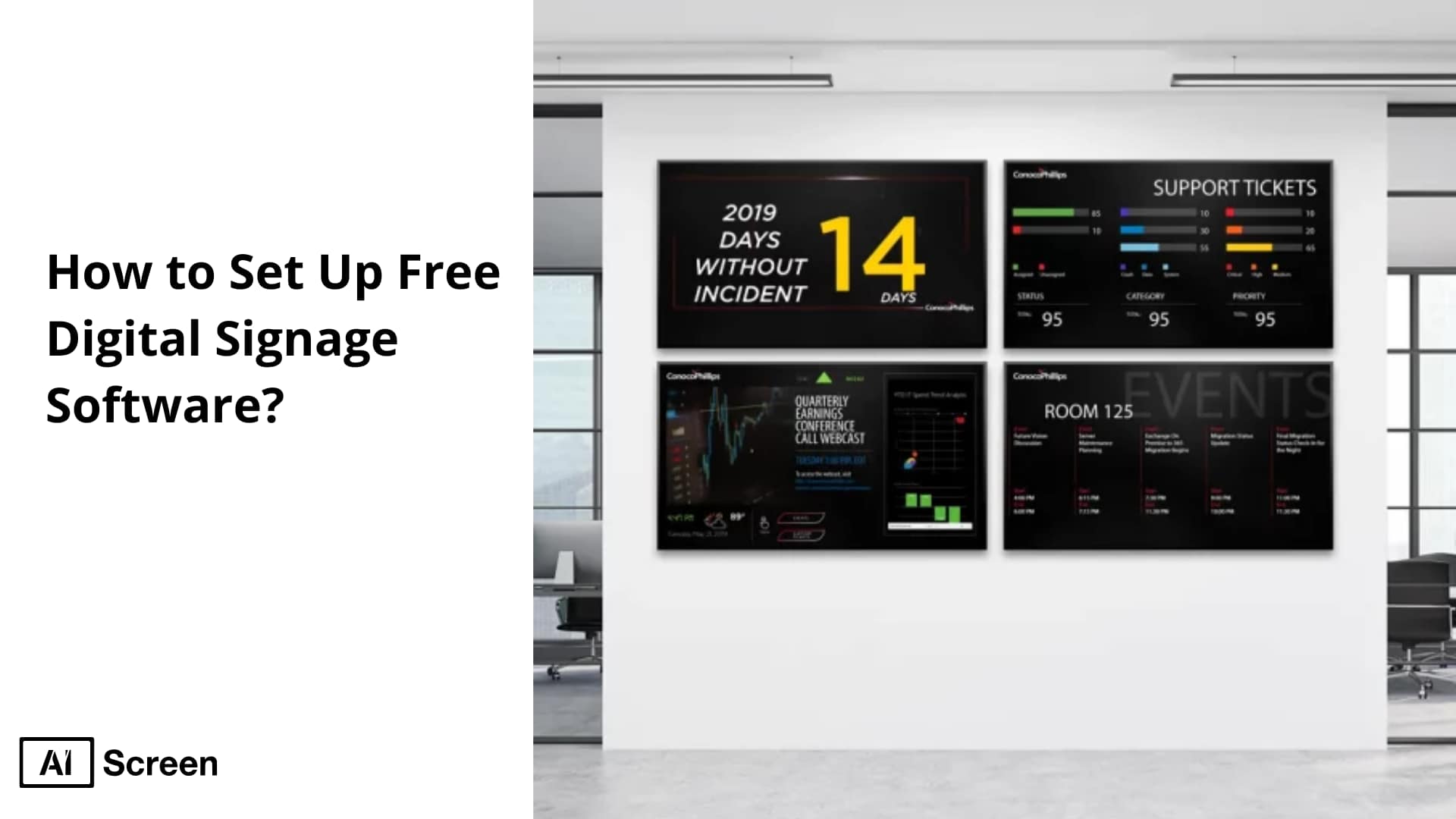 How to Set Up Free Digital Signage Software?