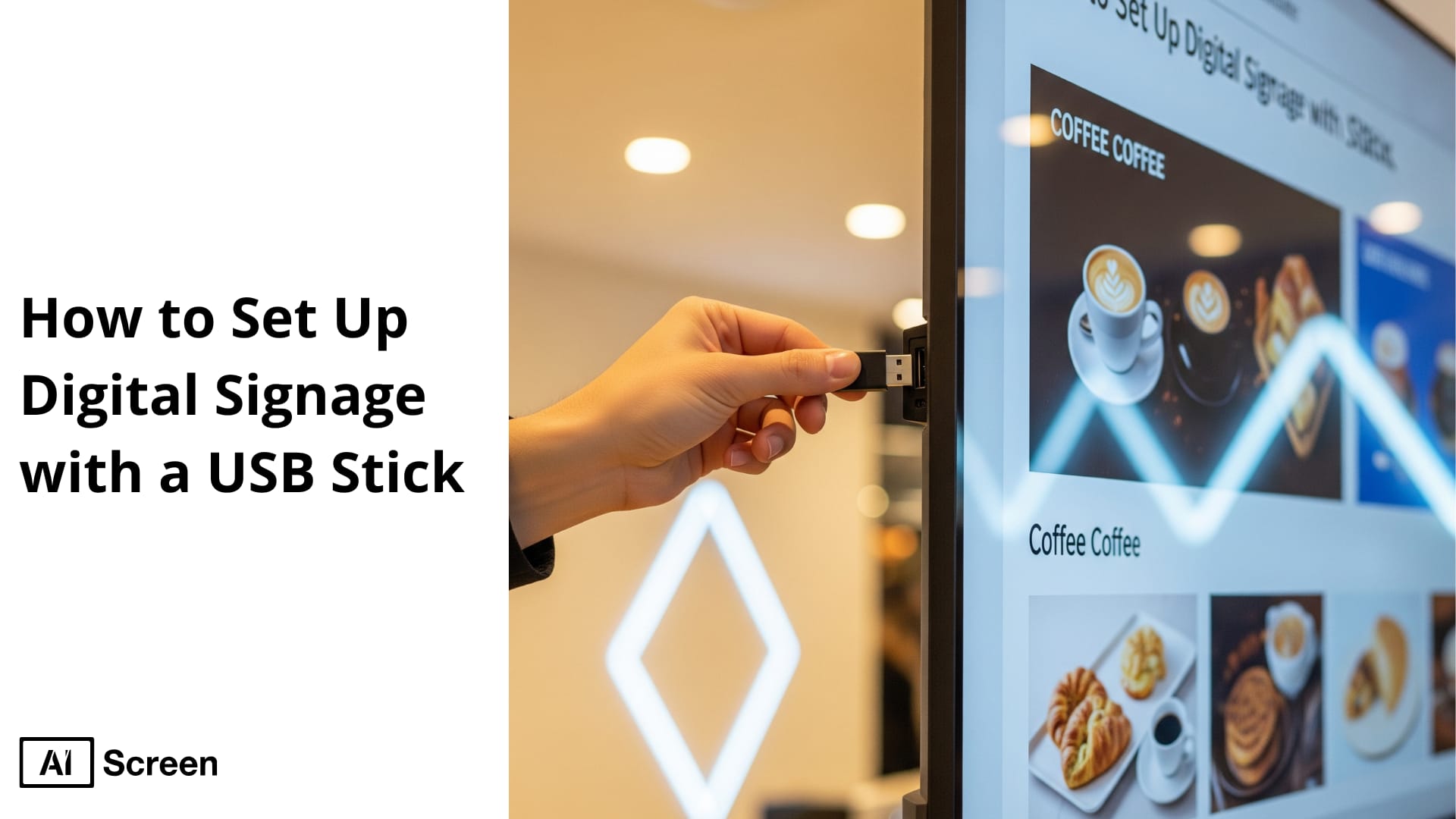 How to Set Up Digital Signage with a USB Stick