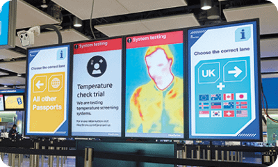 Airports Digital Signage | AIScreen