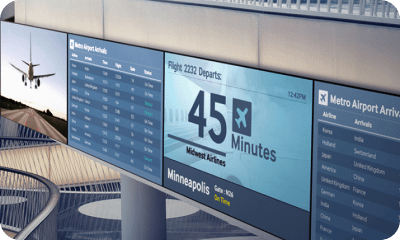 Airports Digital Signage | AIScreen