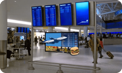 Airports Digital Signage | AIScreen