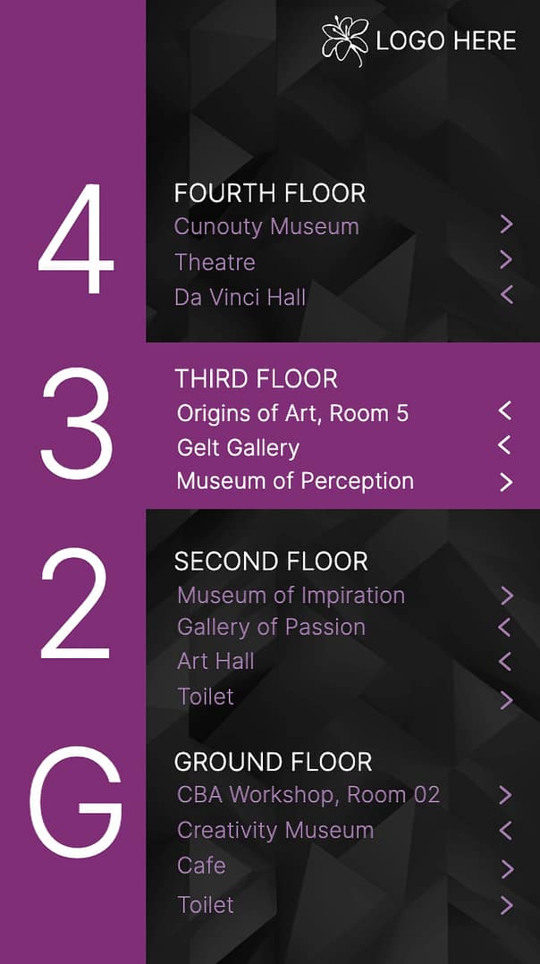 Digital Directory | Digital Building Directory Signage | AIScreen