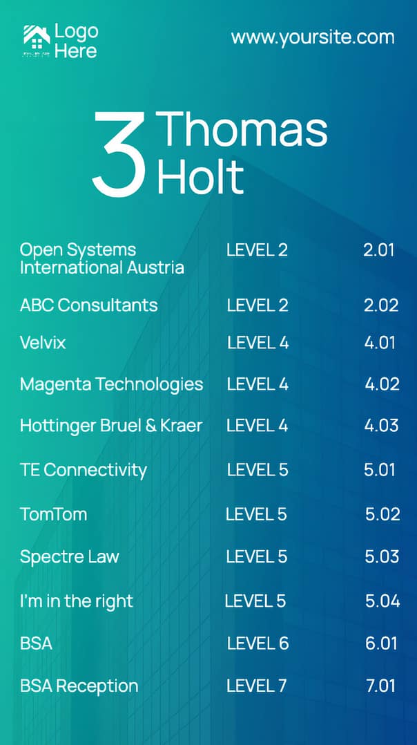 Digital Directory | Digital Building Directory Signage | AIScreen