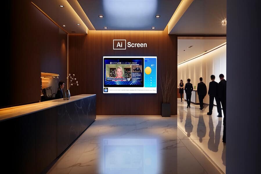 Digital Signage for Lobby | AIScreen