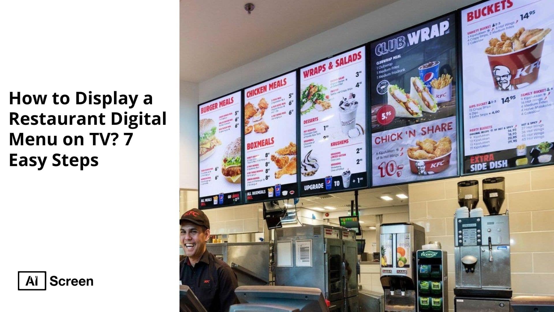 How to Display a Restaurant Digital Menu on Tv? 7 Easy Steps